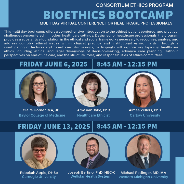 Bioethics Bootcamp 2025 | Consortium Ethics Program